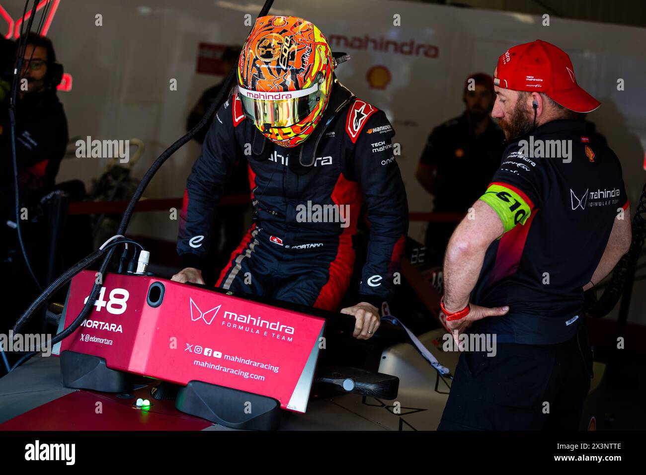 MORTARA Edoardo (swi), Mahindra Racing, Mahindra M9Electro, portrait ...