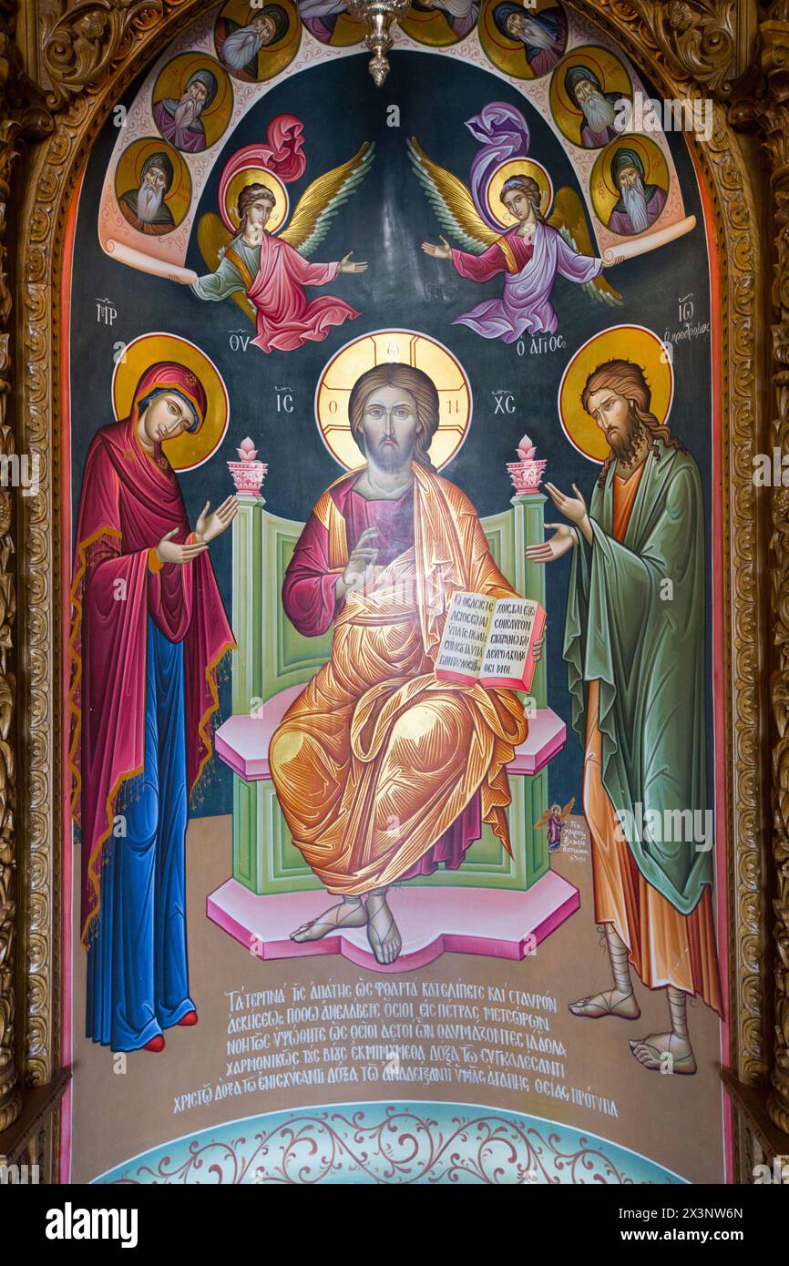 Meteora monastery interior hi-res stock photography and images - Alamy