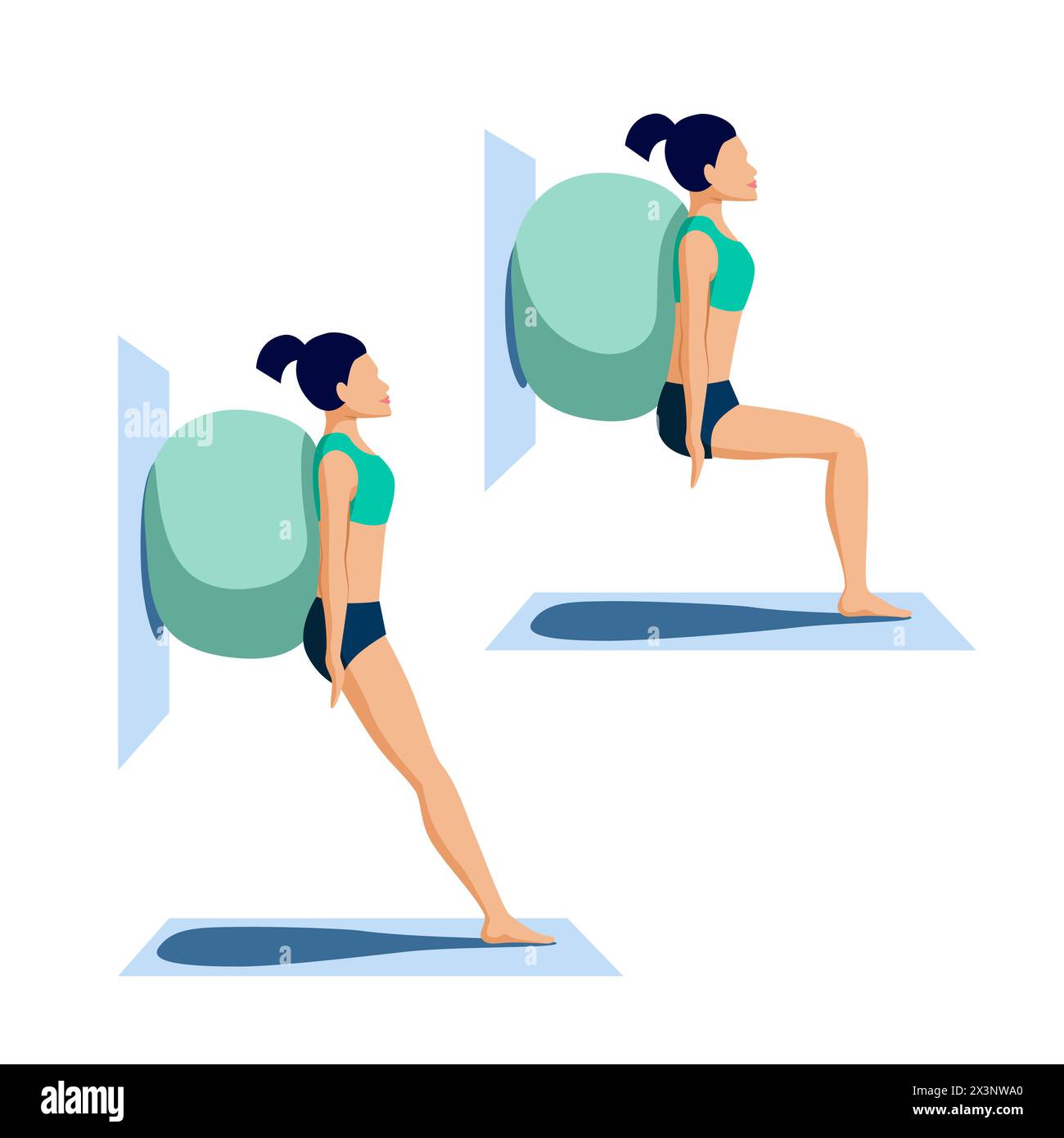 Core activation exercise Stock Vector Images - Alamy