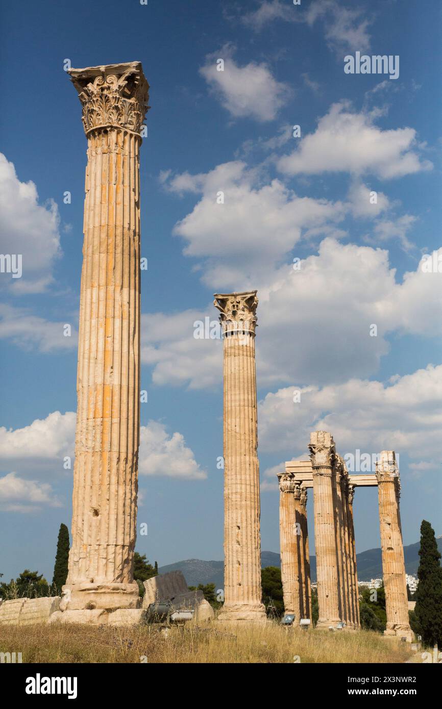 Temple of Olympian Zeus, Athens, Greece Stock Photo - Alamy