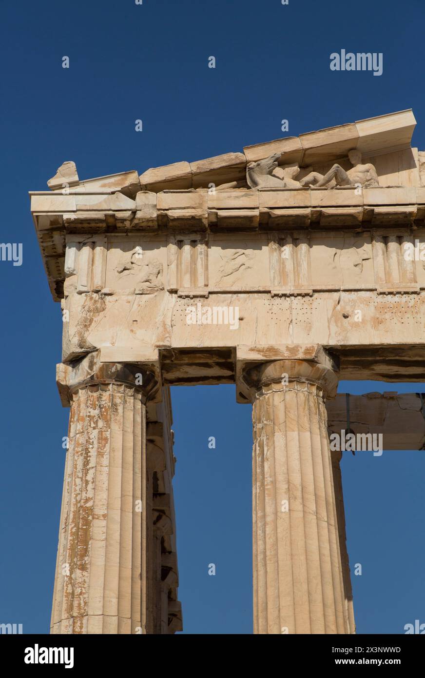 Relief, Parthenon, Acropolis, Athens, Greece Stock Photo - Alamy