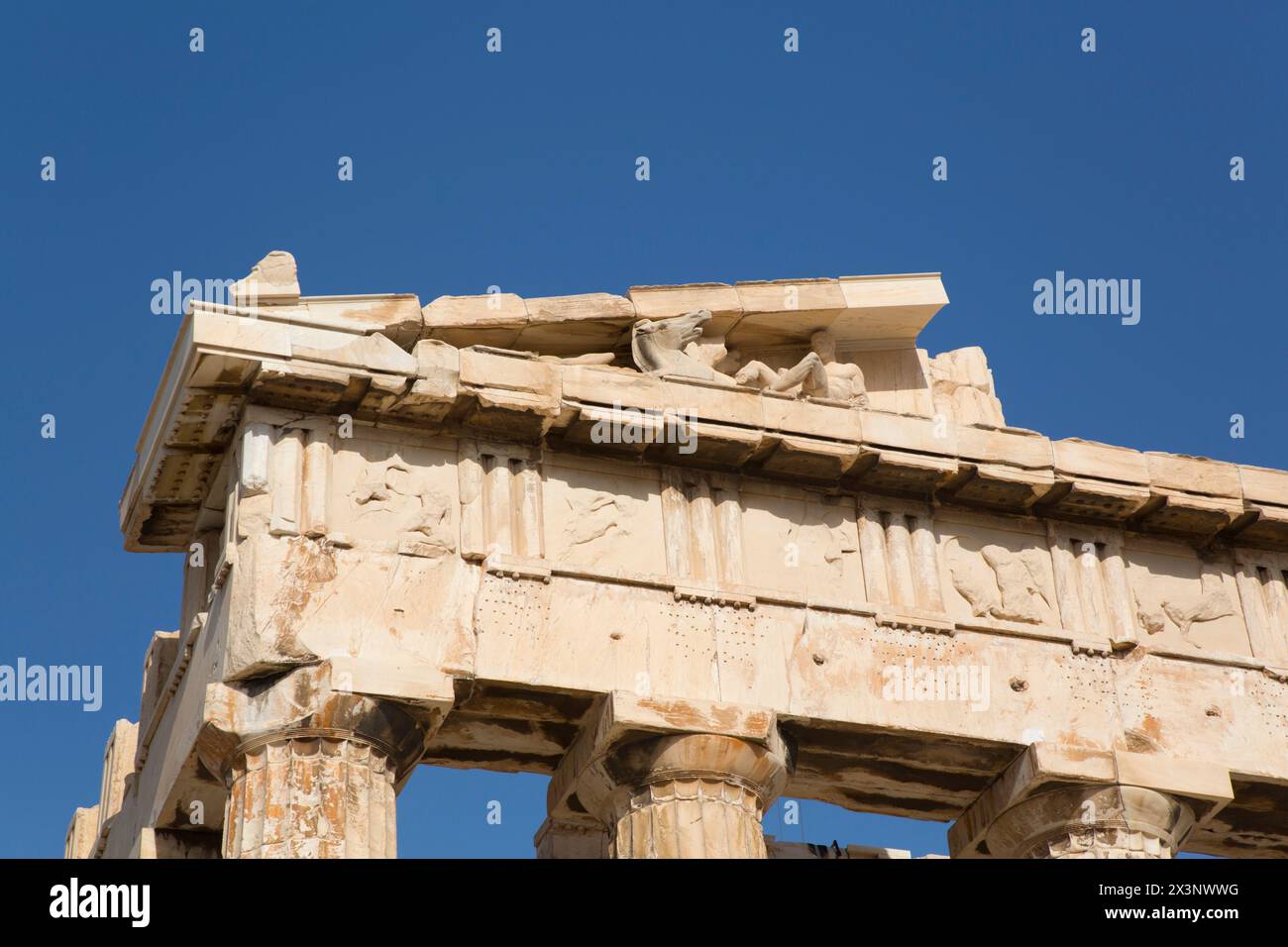 Relief, Parthenon, Acropolis, Athens, Greece Stock Photo - Alamy