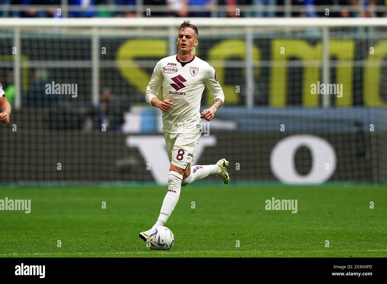 FC Torino's Ivan Ilic during the Serie A soccer match between Inter and ...