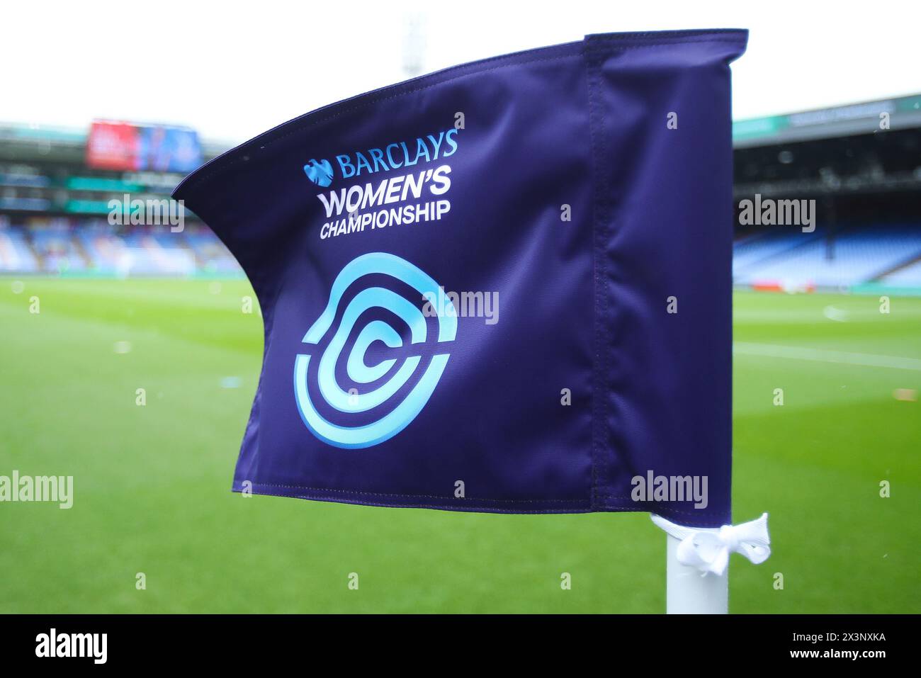 General view of a corner flag before the Barclays Women's Championship ...