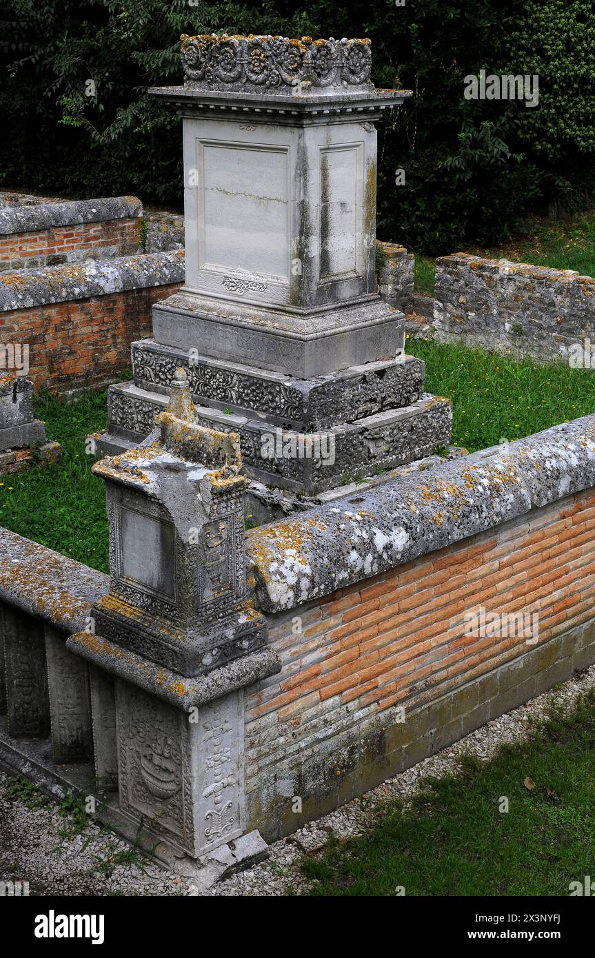 A family monument of the 1st to 3rd centuries AD in a walled burial ...