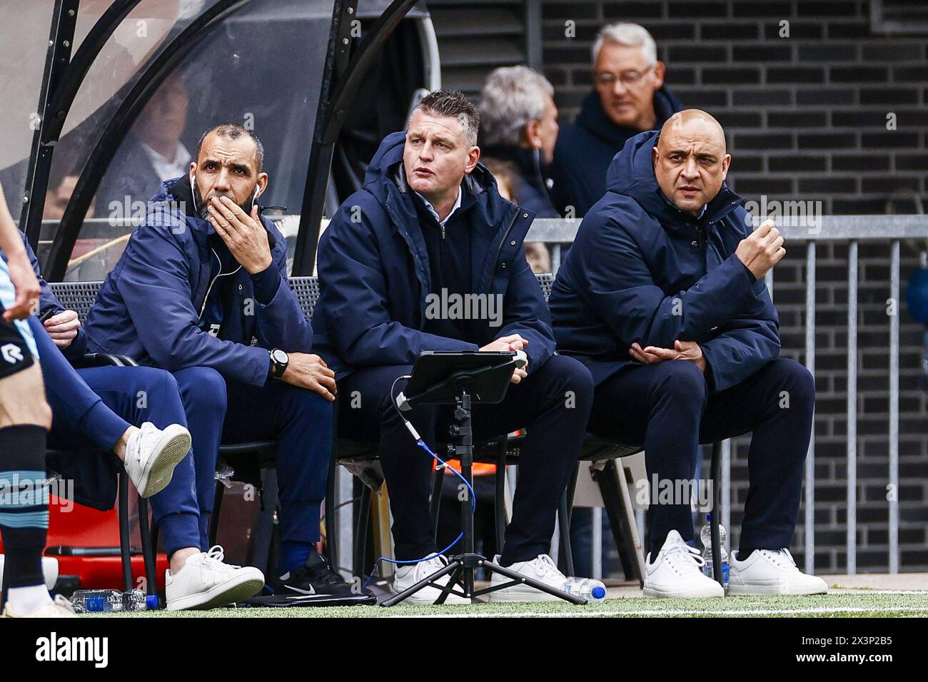 ROTTERDAM - (l-r) FC Volendam assistant coach Alami Ahannach, FC ...