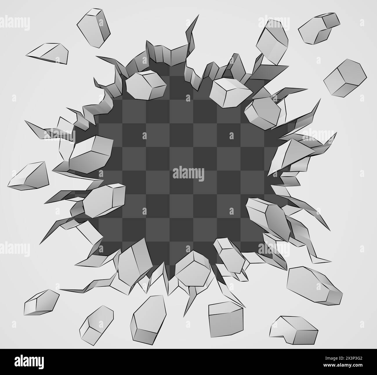 Wall Background Hole Breaking Through Design Stock Vector Image & Art ... Wall Background Hole Breaking Through Design Stock Vector Image & Art ...