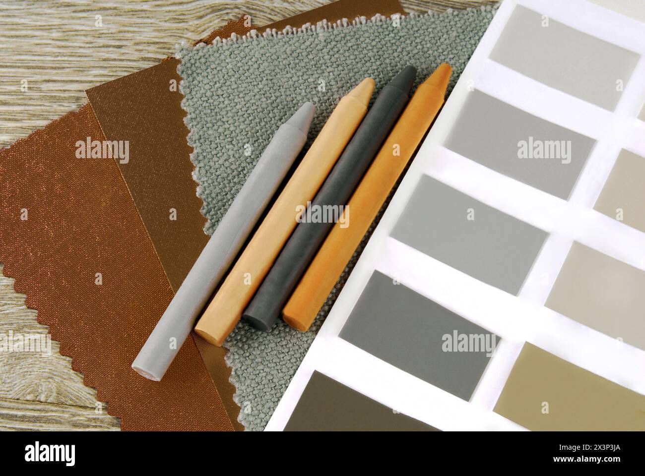 close up of the color choice ideas for interior Stock Photo - Alamy