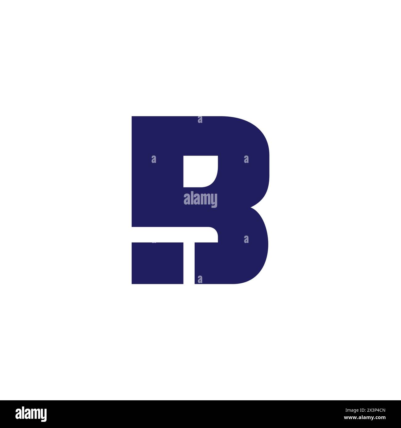 letter rb abstract simple geometric logo vector Stock Vector Image & Art - Alamy