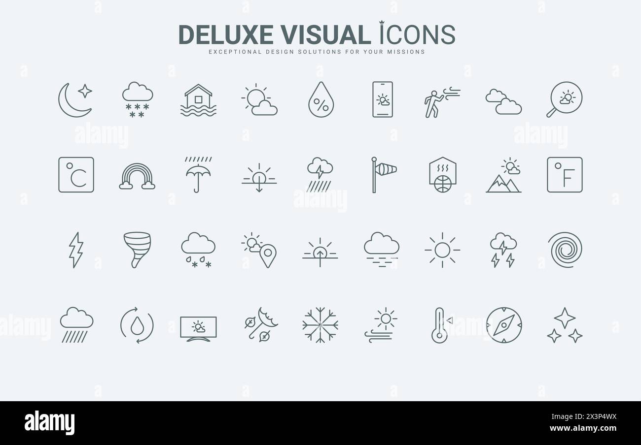 Humidity and temperature indicators search, meteorology vector ...