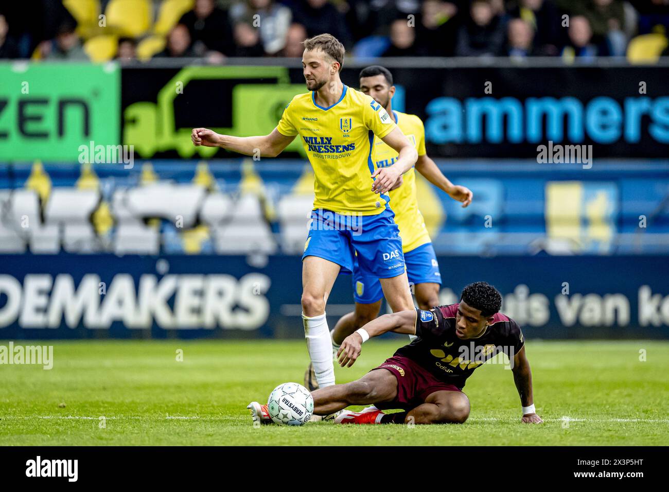 WAALWIJK, Netherlands. 28th Apr, 2024. SPO, Mandemakers Stadium, Dutch eredivisie, season 2023/ ...