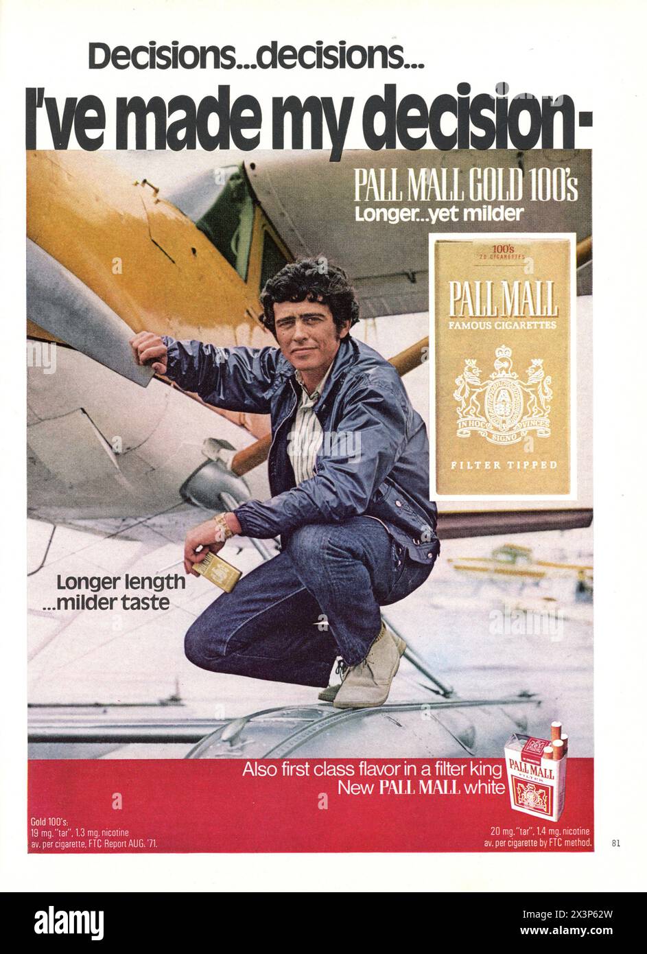 Vintage "Playboy" magazine January 1972 issue advert, USA Stock Photo ...