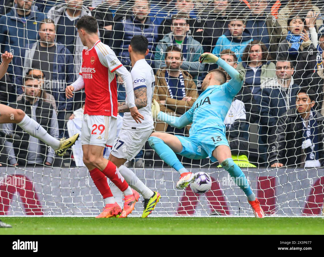 London, UK. 28th Apr, 2024 - Tottenham Hotspur v Arsenal - Premier ...