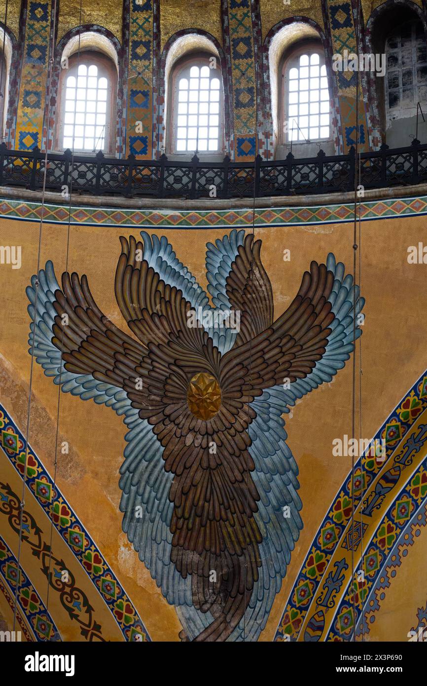 Image of Seraphim Angel, Interior, Hagia Sophia Grand Mosque, 537 AD, UNESCO World Heritage Site ...