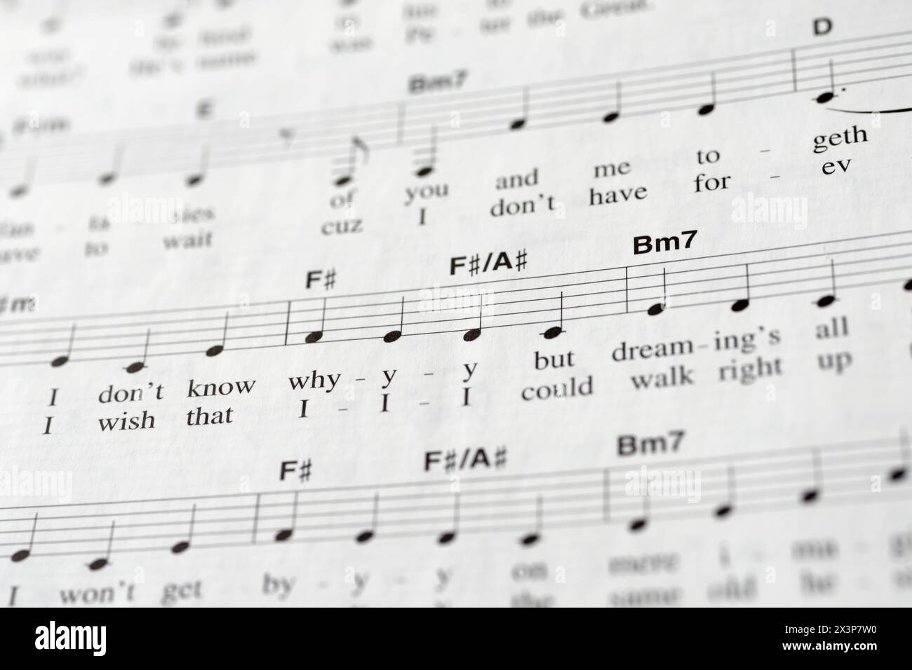 Image of music notes hi-res stock photography and images - Alamy