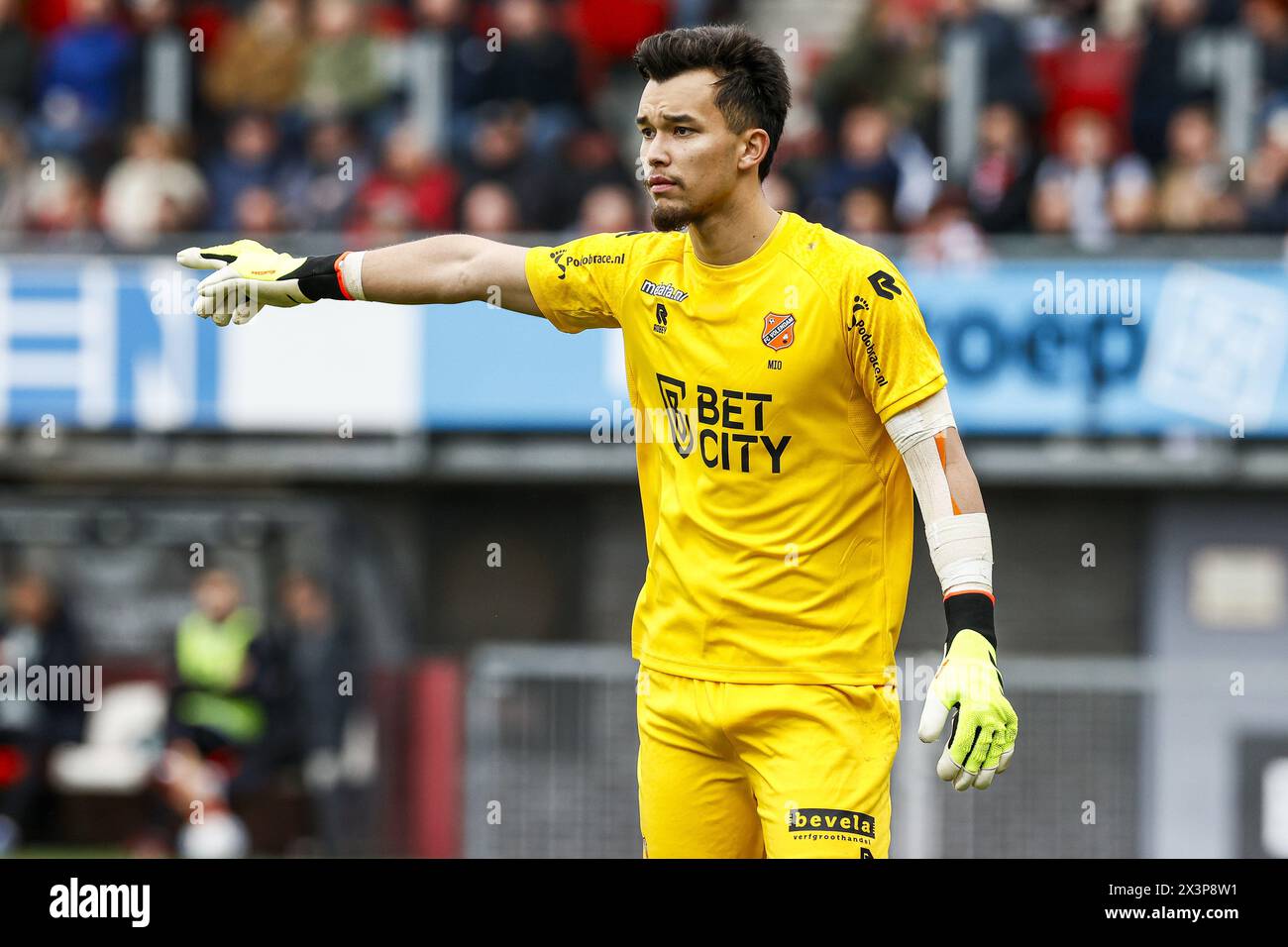 ROTTERDAM - FC Volendam goalkeeper Mio Backhaus during the Dutch ...