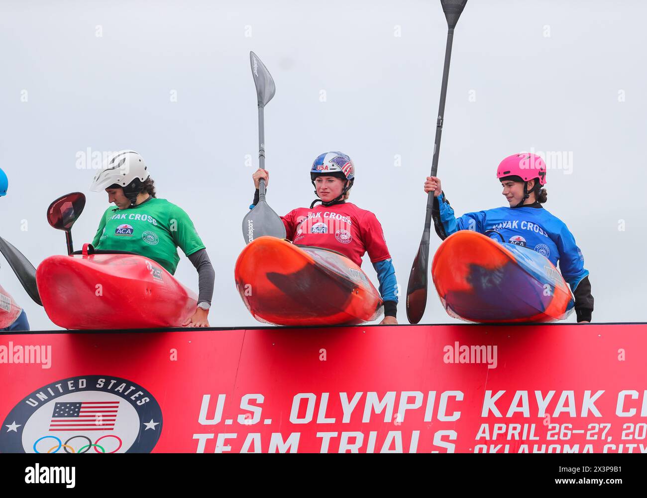 Oklahoma City, OK, USA. 27th Apr, 2024. Evy Leibfarth and Marcella ...