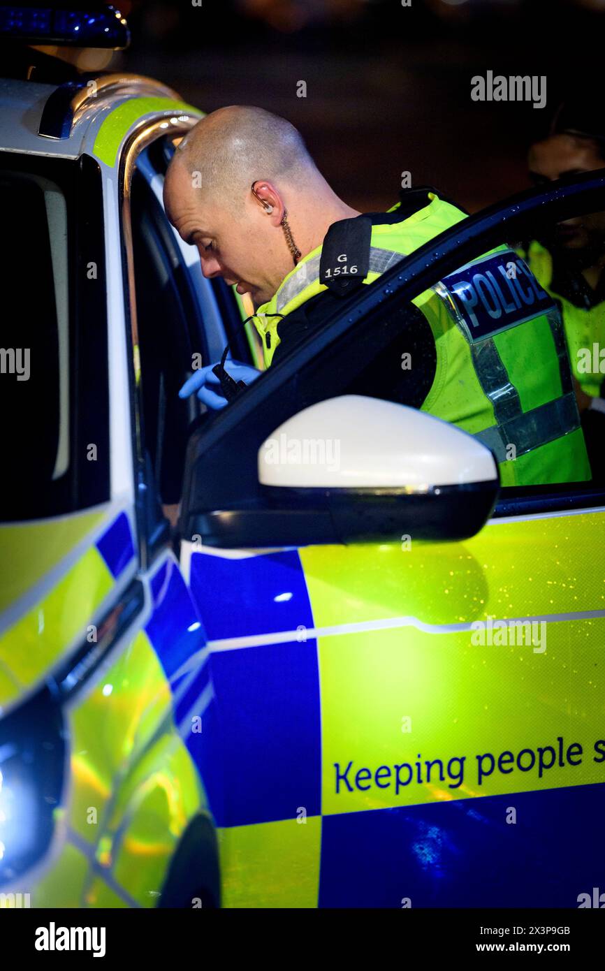 Glasgow Police Scotland Streets Violence Driving Patrol Beat Officer PC ...