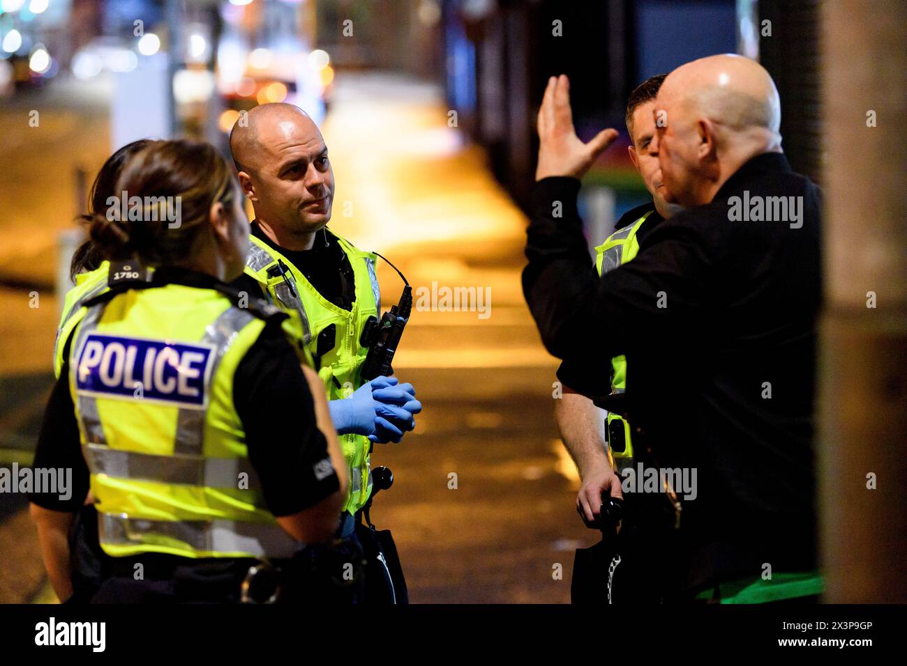 Glasgow Police Scotland Streets Violence Driving Patrol Beat Officer PC ...