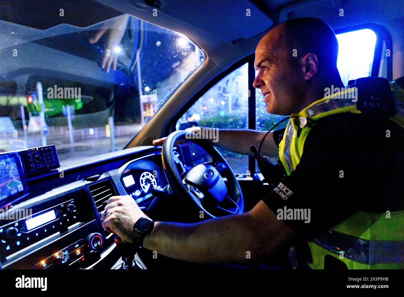 Glasgow Police Scotland Streets Violence Driving Patrol Beat Officer PC ...