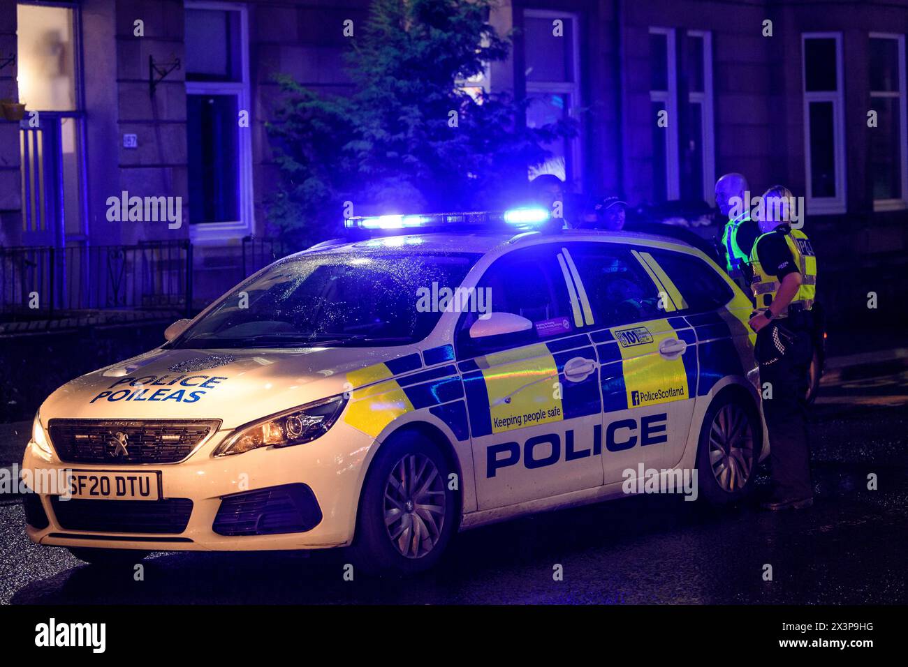 Glasgow Police Scotland Streets Violence Driving Patrol Beat Officer PC ...