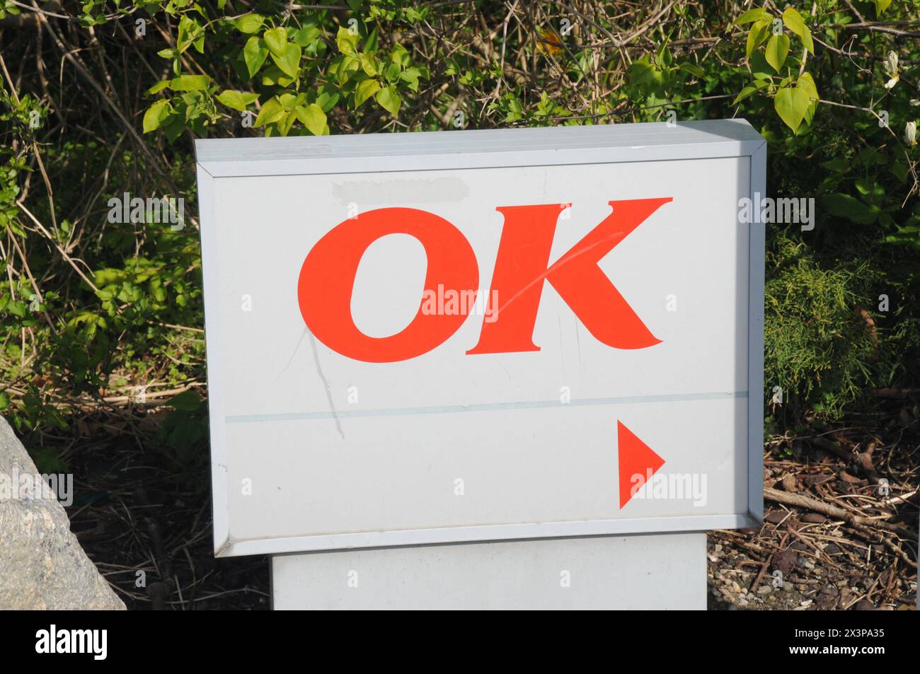 Copenhagen/ Denmark/28 April 2024/OK pero station in danish capital ...