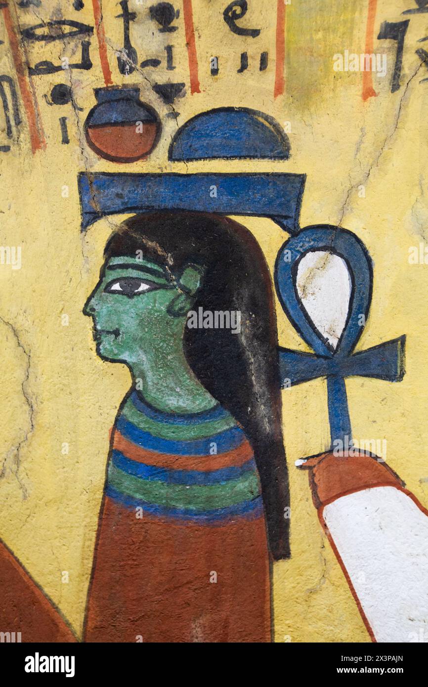 Wall Painting, Tomb of Pashedu, TT3, Deir el-Medina Tombs (Worker Tombs ...