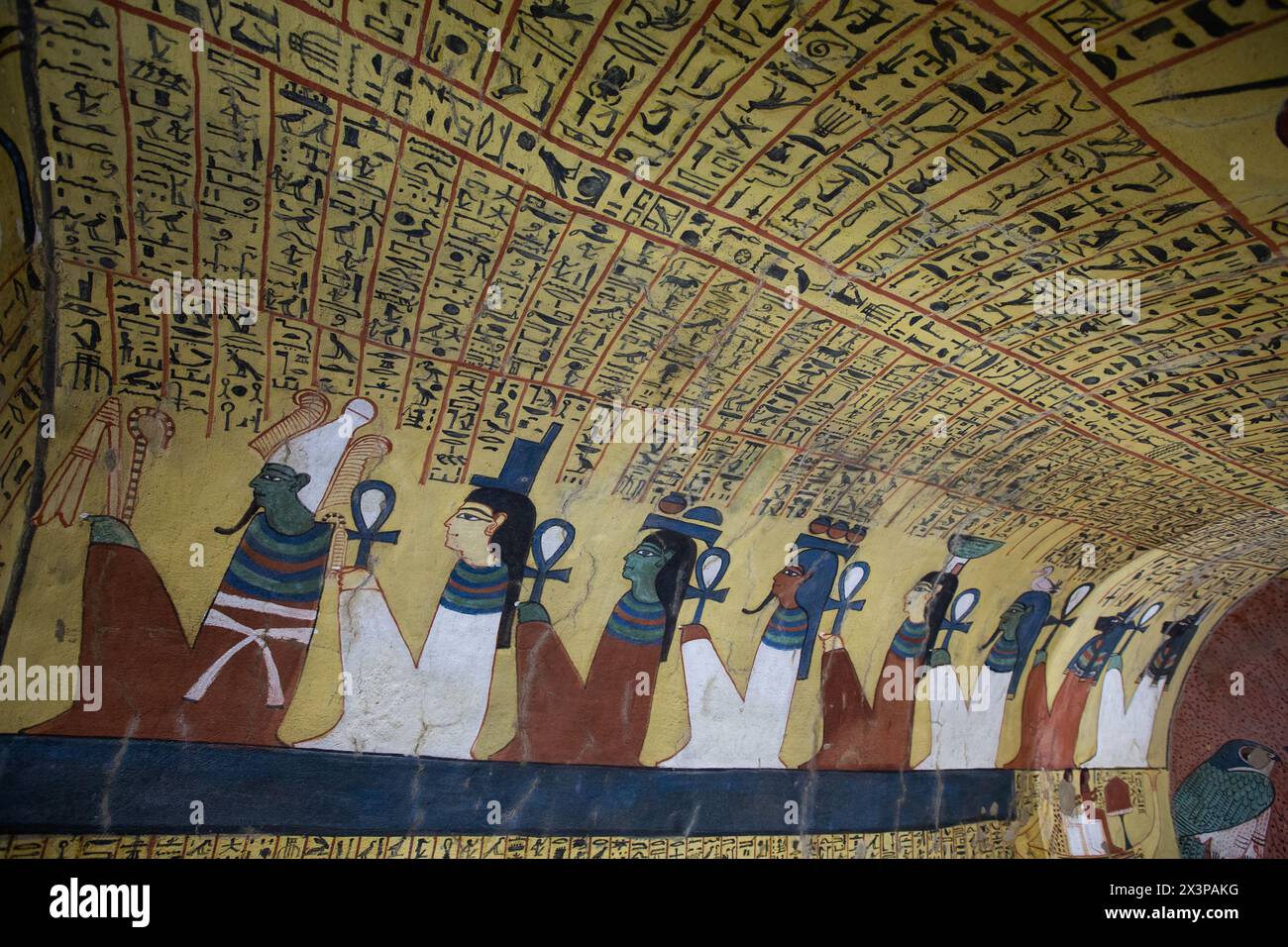Wall Paintings, Tomb of Pashedu, TT3, Deir el-Medina Tombs (Worker ...