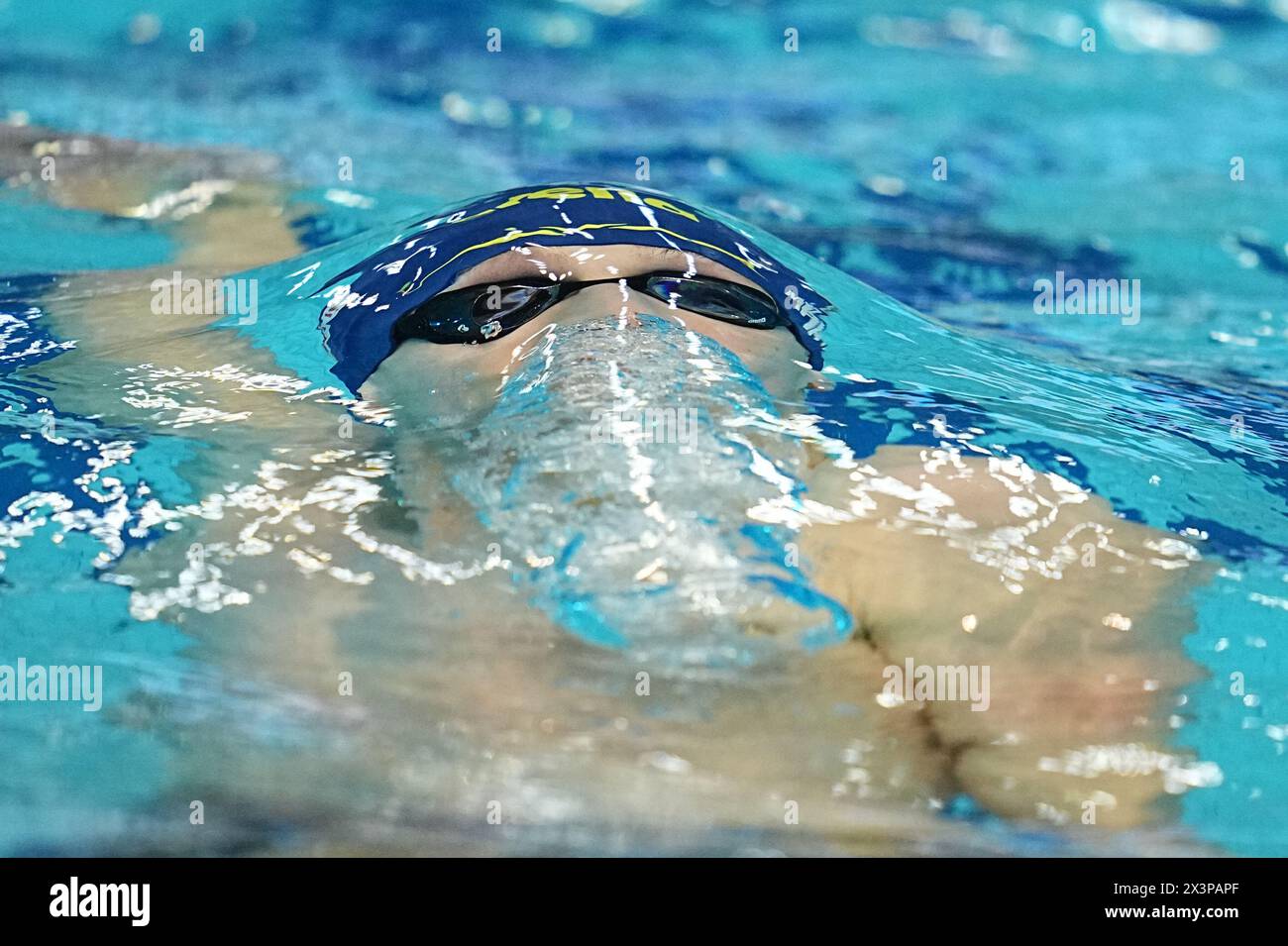 28 April 2024, Berlin: Swimming: German Championships, Decisions: Lukas ...