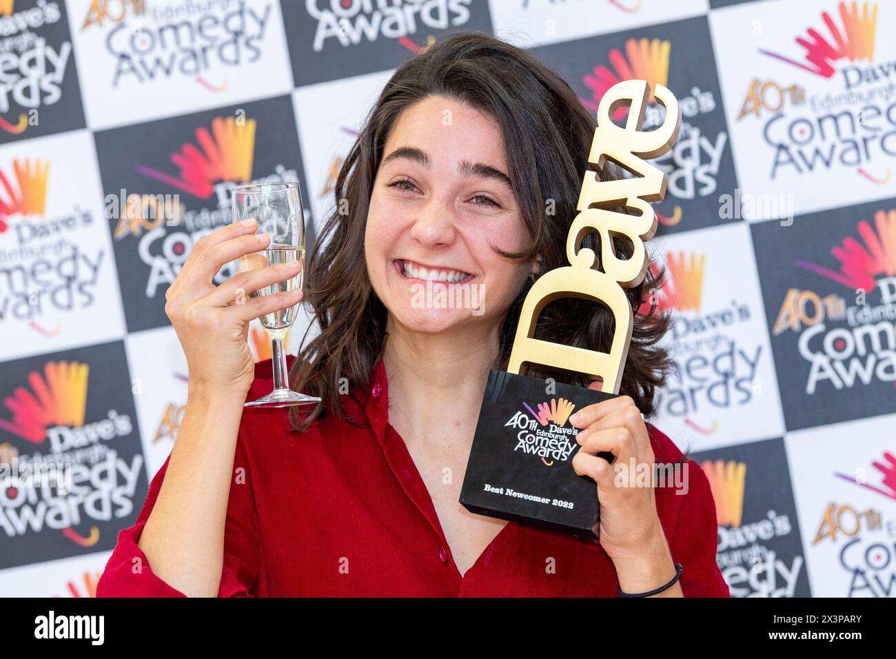 Pictured: Lara Ricote- Best Newcomer 40th Daves Edinburgh Comedy Awards ...