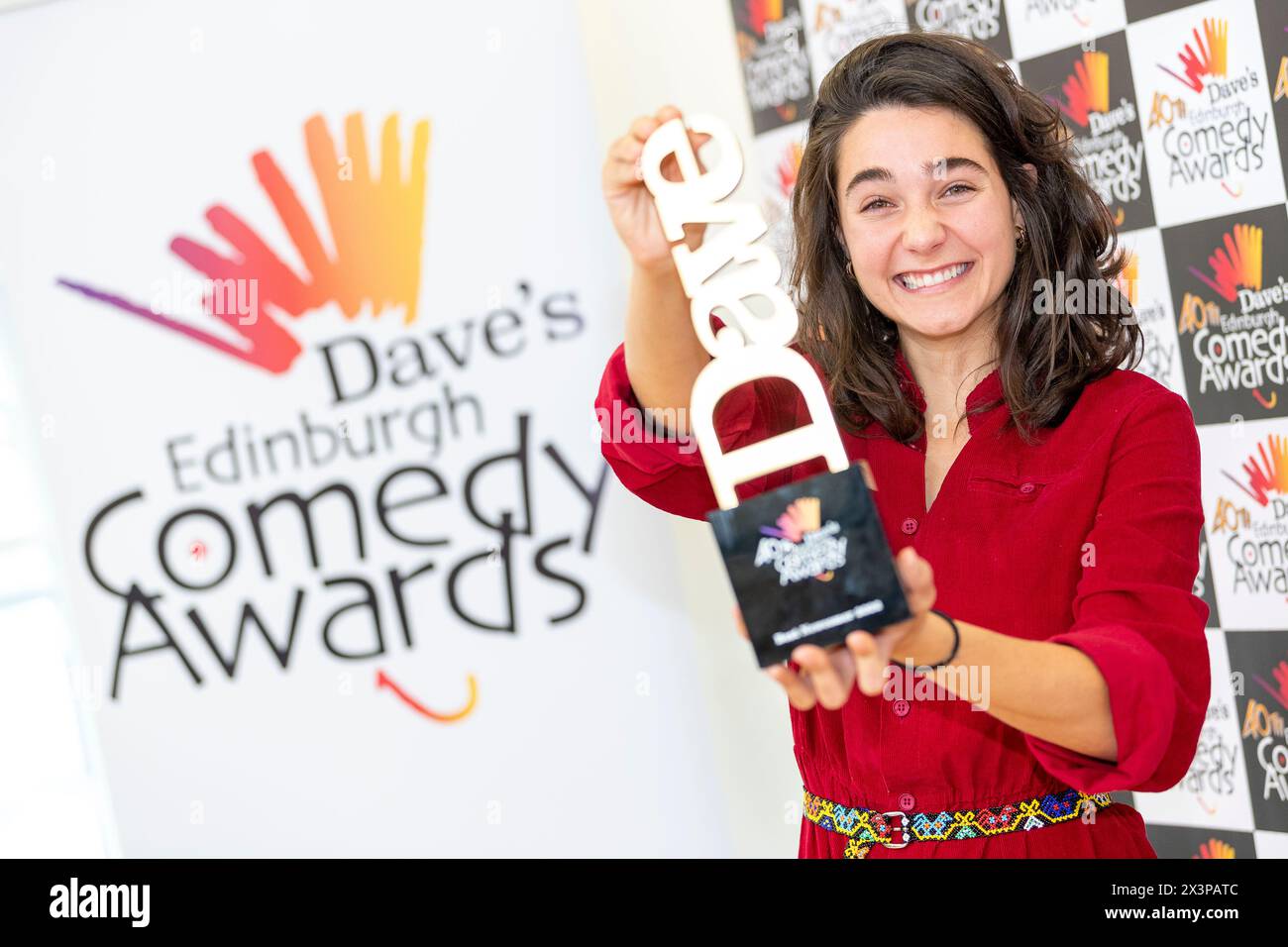 Pictured: Lara Ricote- Best Newcomer 40th Daves Edinburgh Comedy Awards ...