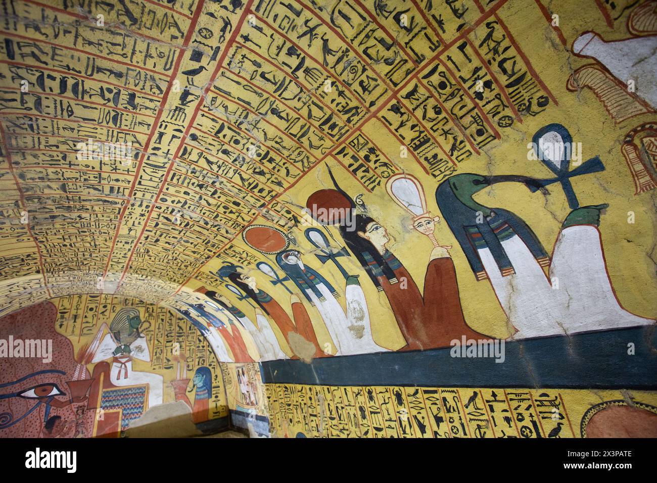 Wall Paintings, Tomb of Pashedu, TT3, Deir el-Medina Tombs (Worker ...
