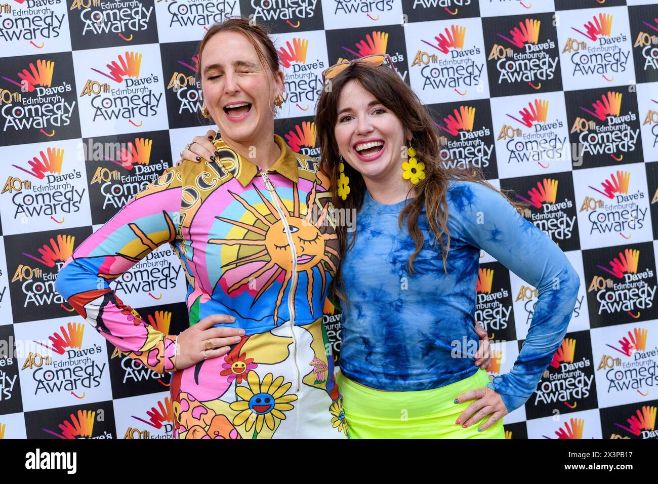 Lucy Pearman and Natalie Palamides at the Dave's Edinburgh Comedy ...