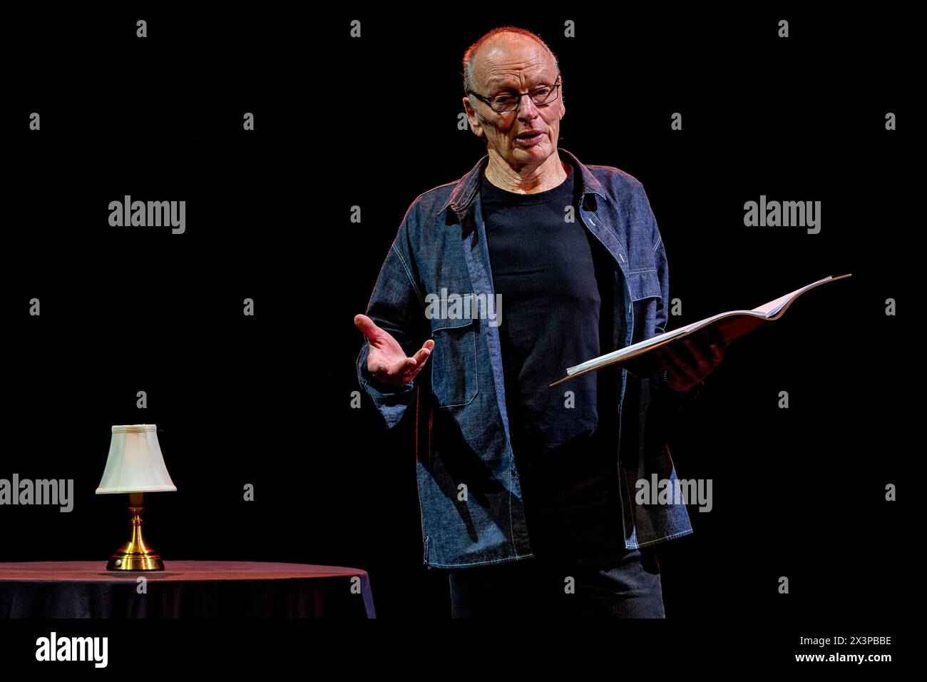 Legendary Australian actor & director John Bell on stage at the House ...