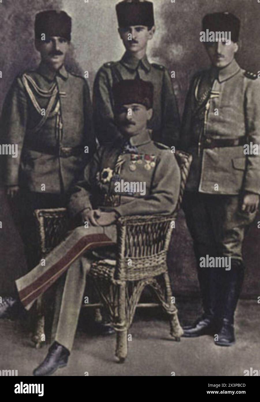 Commander of the Seventh Army Mustafa Kemal Pasha Stock Photo - Alamy