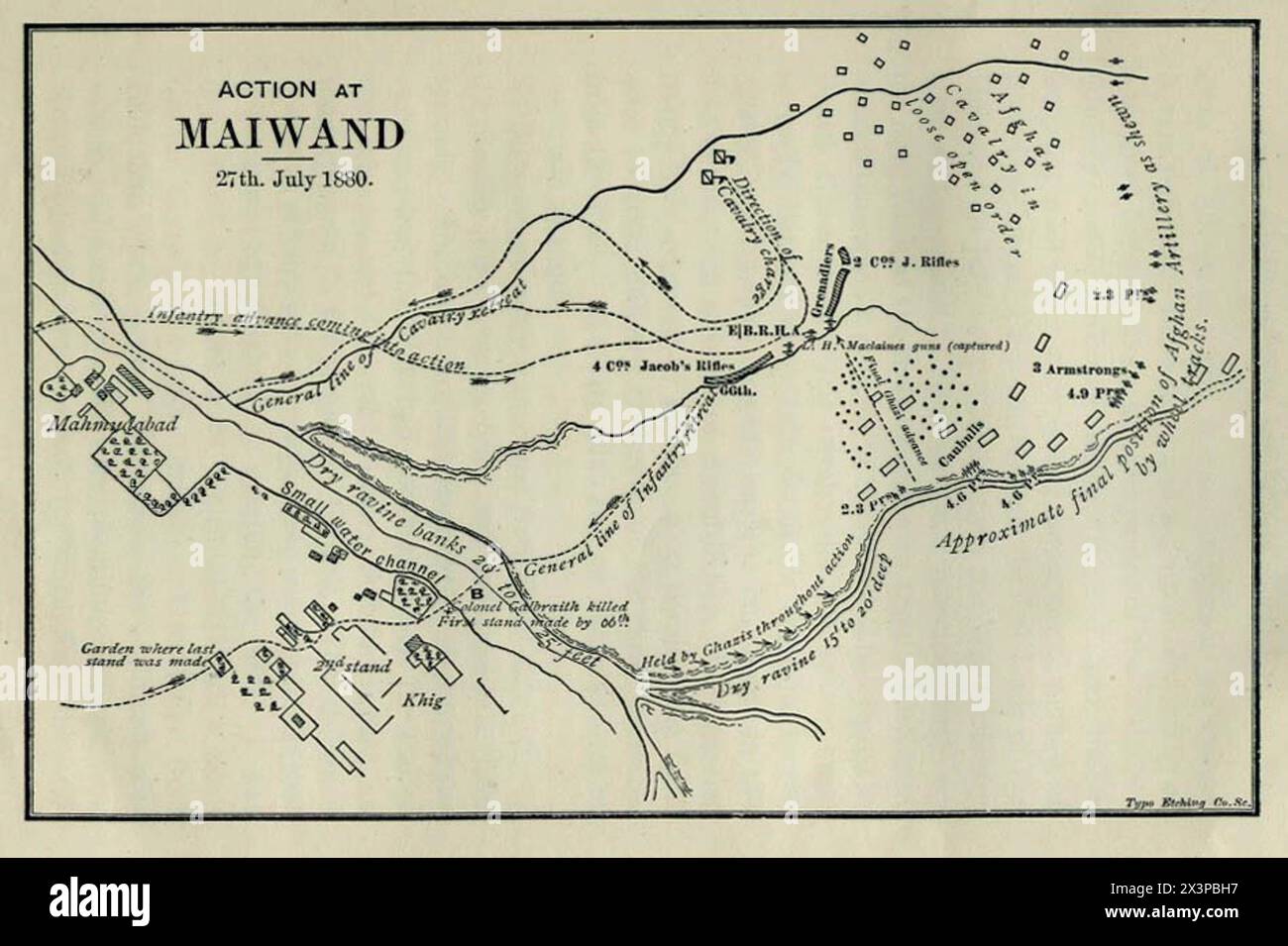 The Battle of Maiwand Stock Photo - Alamy