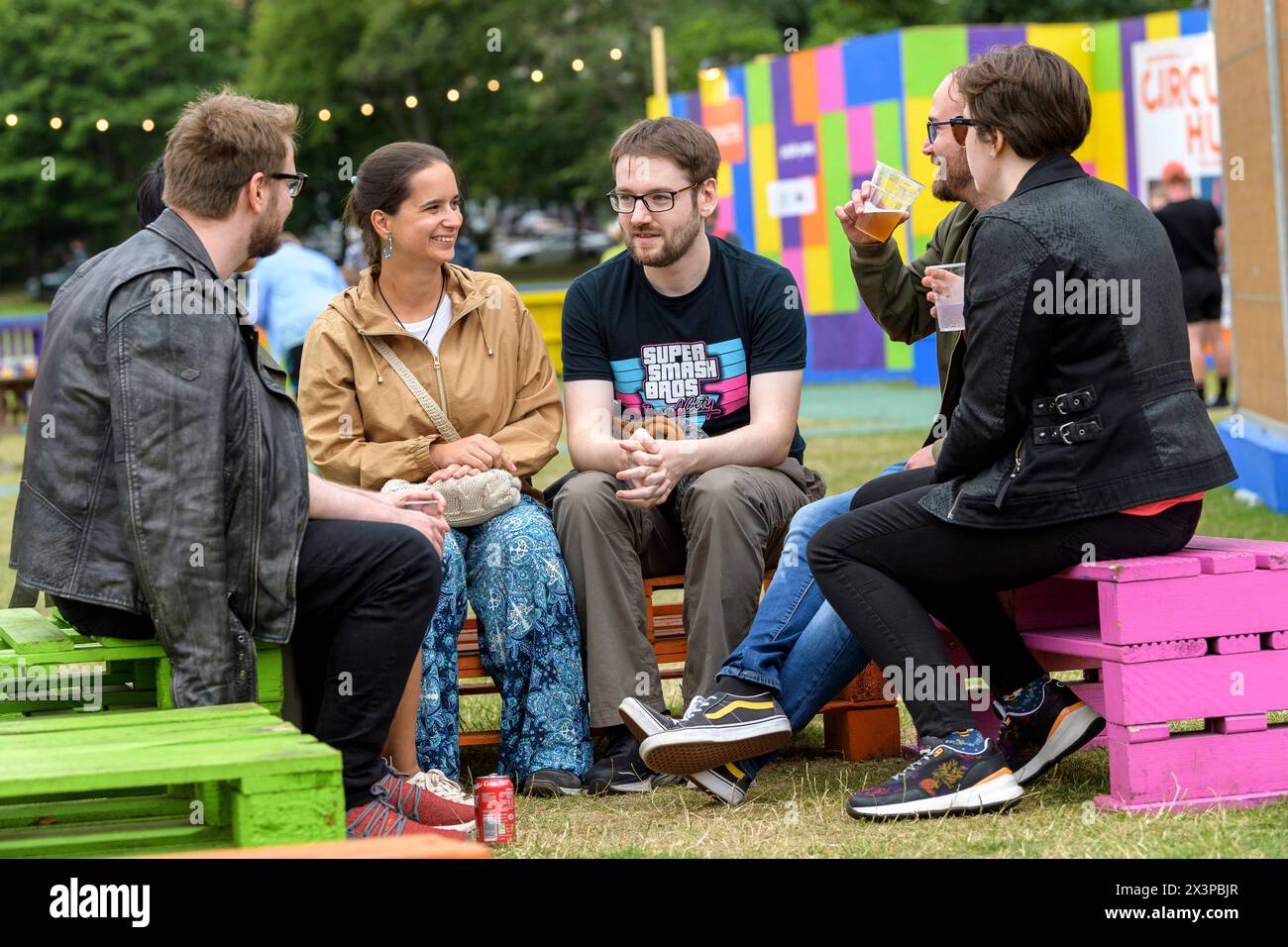 Circus Hub, Underbelly venue meadows Edinburgh Stock Photo - Alamy