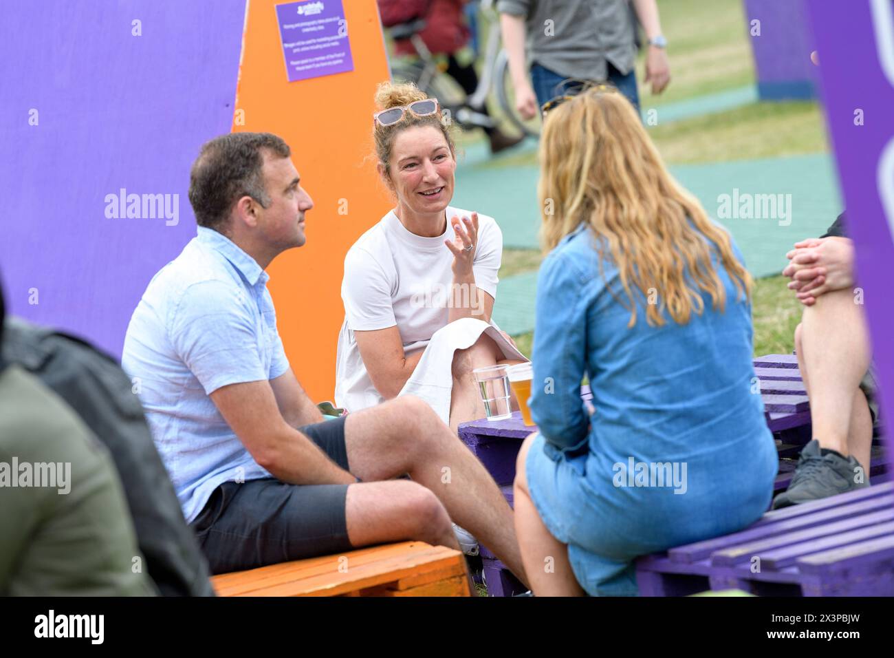 Circus Hub, Underbelly venue meadows Edinburgh Stock Photo - Alamy