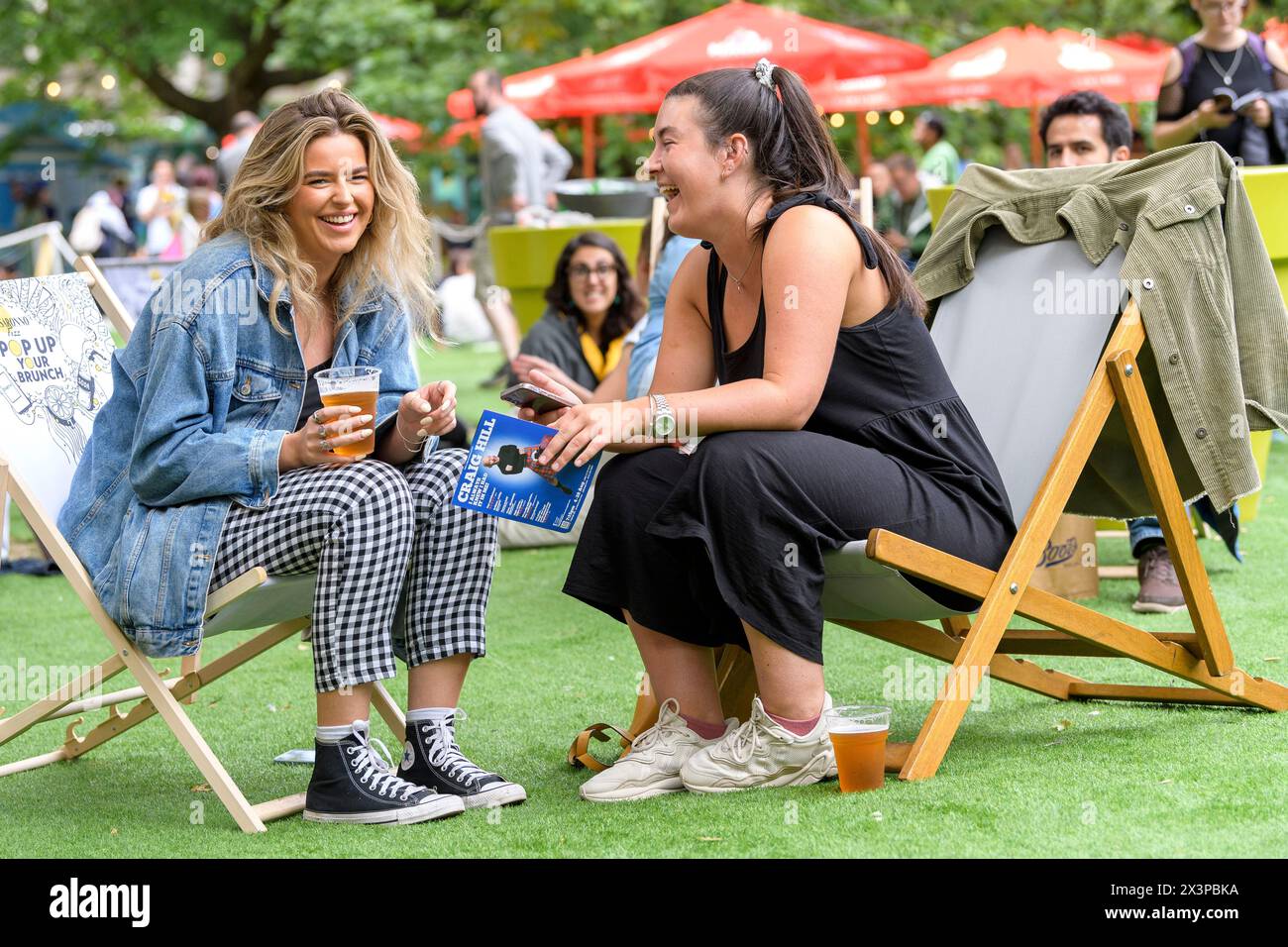George Square, Underbelly venue Edinburgh Fringe Festival Stock Photo ...