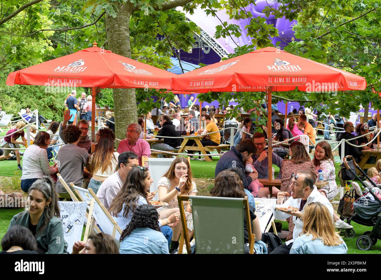 George Square, Underbelly venue Edinburgh Fringe Festival Stock Photo ...