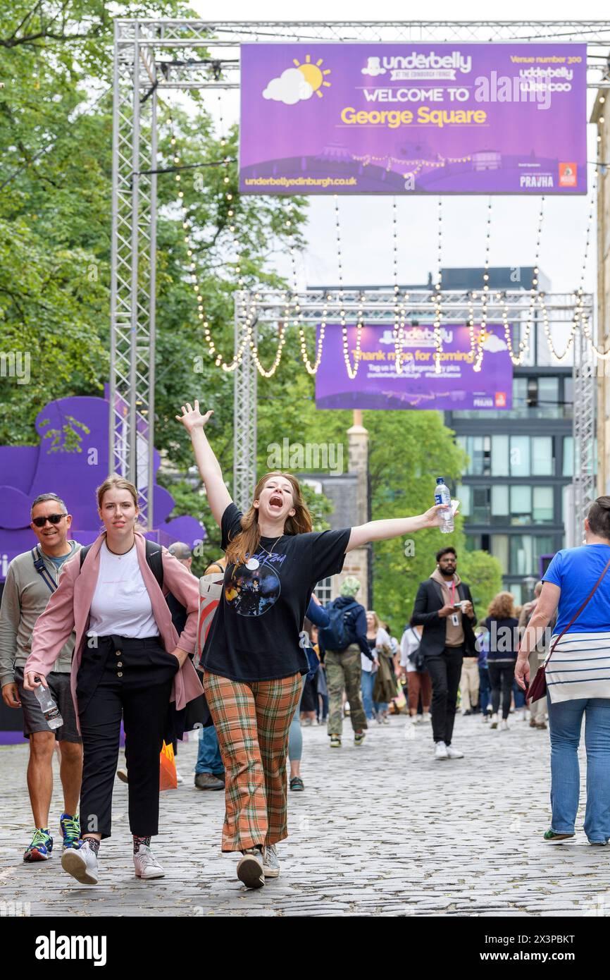 George Square, Underbelly venue Edinburgh Fringe Festival udderbelly ...