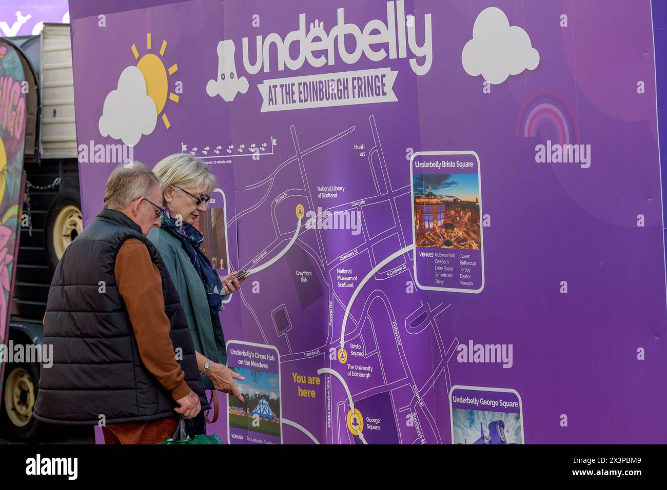 George Square, Underbelly venue Edinburgh Fringe Festival udderbelly ...