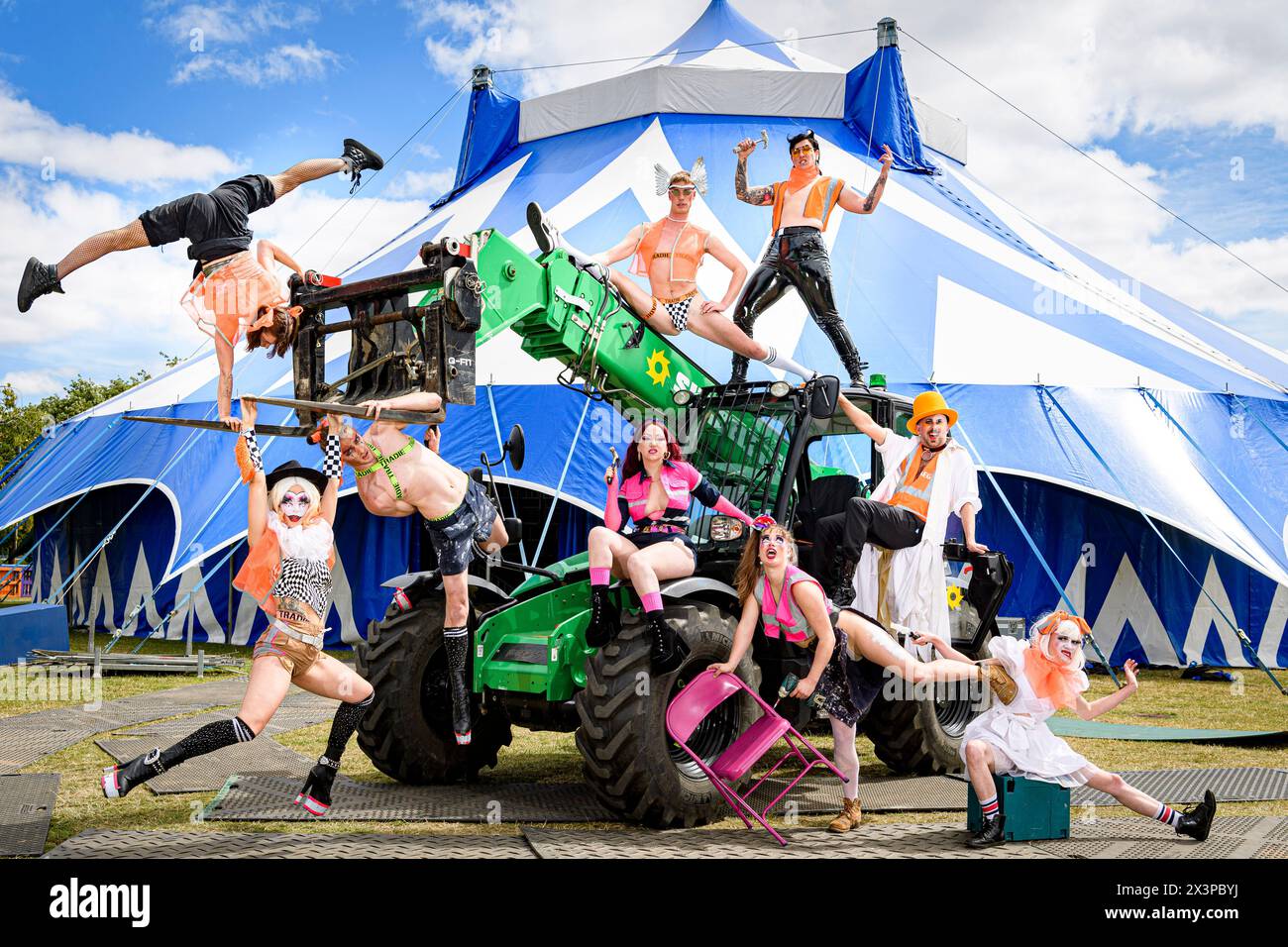 Blunderland, Circus Hub Stock Photo - Alamy