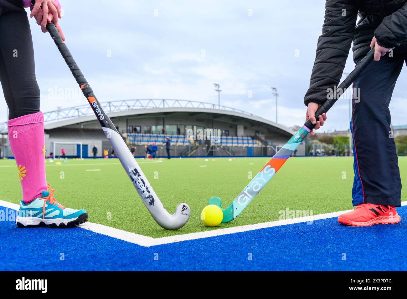 Edinburgh Hockey Meggatland Sports complex Stock Photo - Alamy