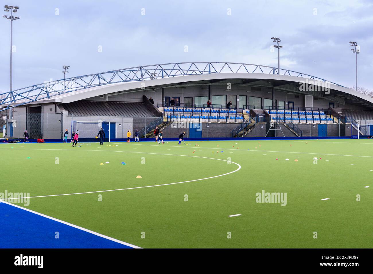 Edinburgh Hockey Meggatland Sports complex Stock Photo - Alamy