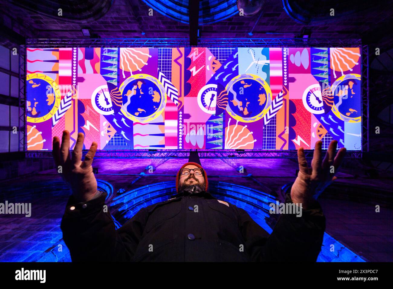 Pictured: Adam Finlay from NOVAK studios MESSAGE FROM THE SKIES RETURNS ...