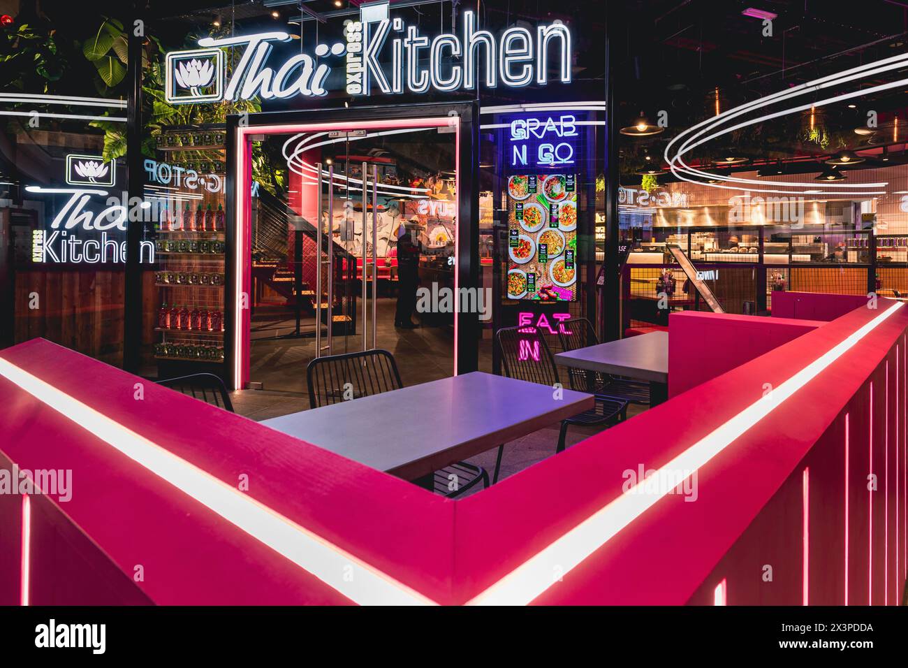 Thai Express Kitchen , St James Quarter Stock Photo - Alamy