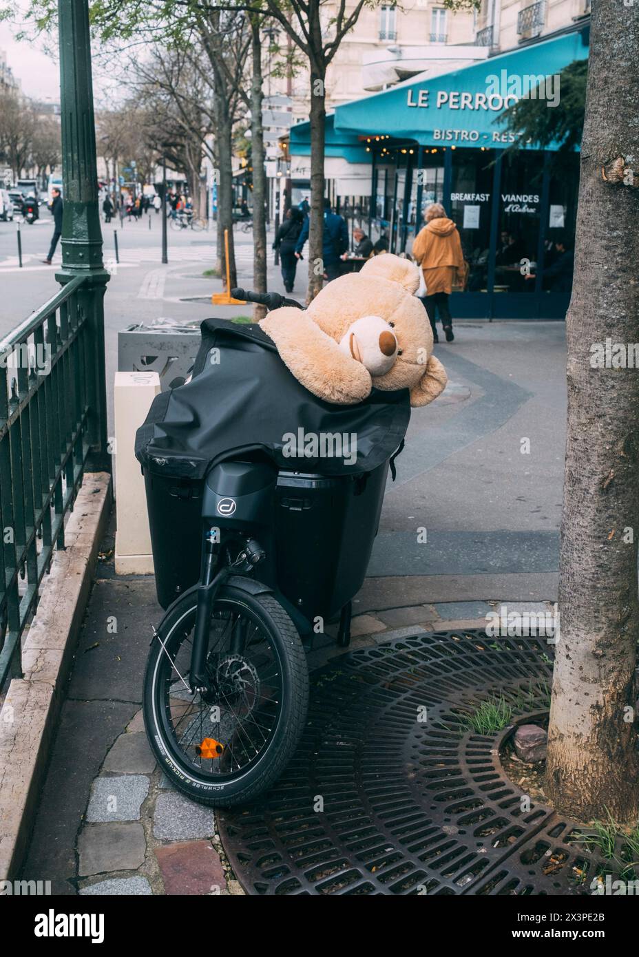 Bear on bike hi-res stock photography and images - Alamy