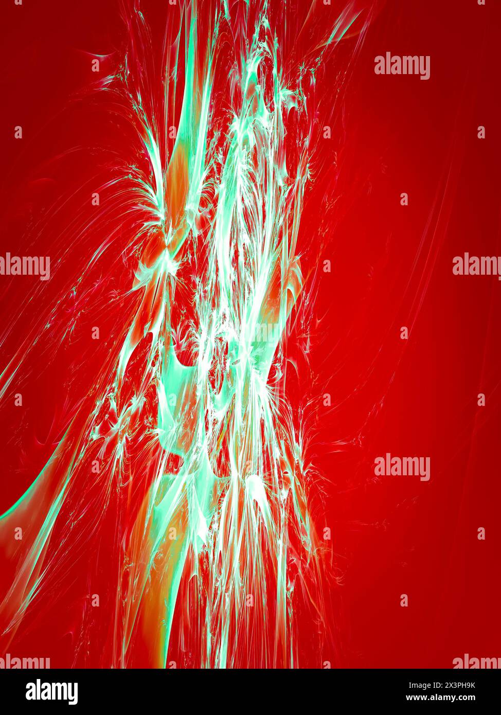 Aqua Wave Aesthetic: Futuristic Digital Background for Creative ...