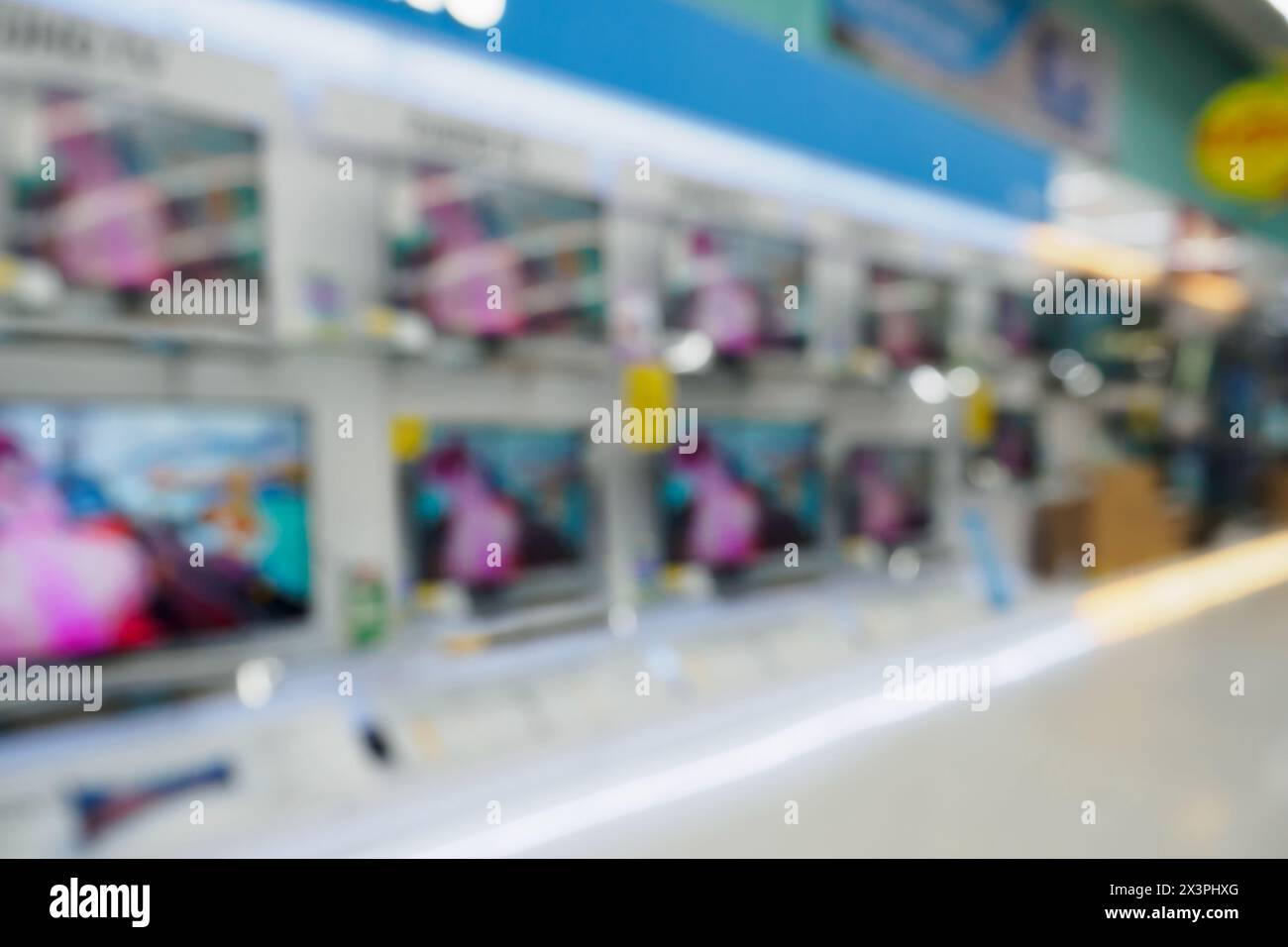 Home appliances department in hypermarket hi-res stock photography and ...